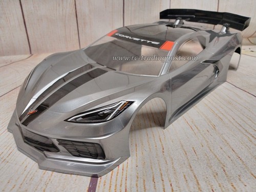 Chevy Corvette C8 Custom Painted RC Car Body 1/10 OnRoad HPI/4Tec2.0 ...