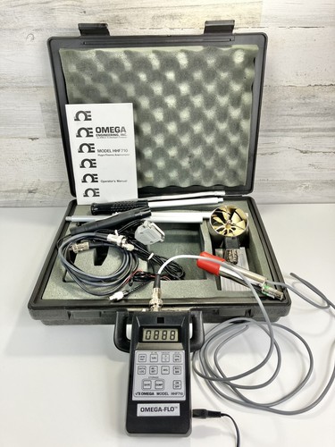 Omega Engineering HHF710 Hygro-Thermo Anemometer Complete Kit | eBay