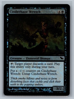 Magic The Gathering Shadowmoor Cinderhaze Wretch #60/301 Foil MTG CCG ...