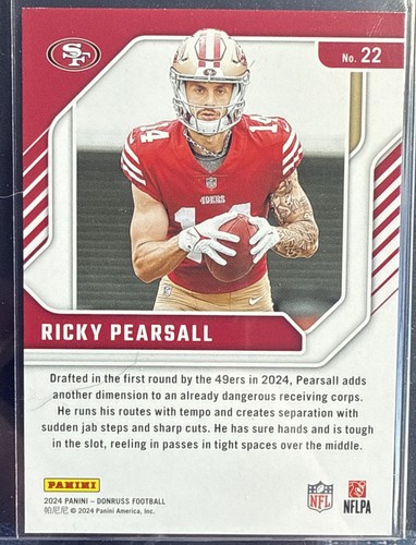 2024 Ricky Pearsall Rookie Card Lot San Francisco 49ers | eBay