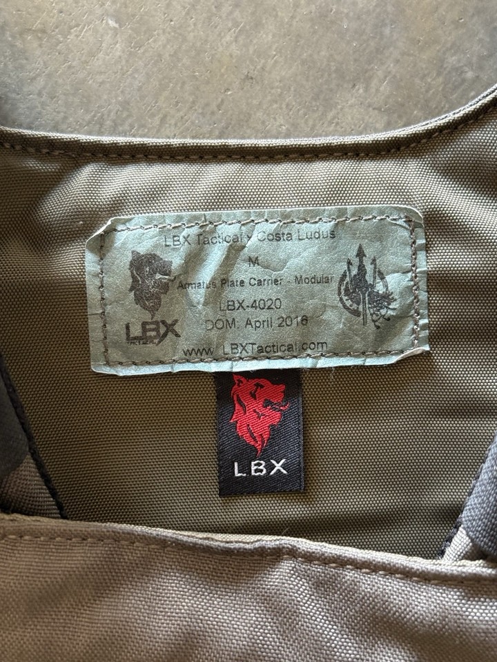 London Bridge LBX-4020 Armatus II Medium Modular Plate Carrier MAS Grey ...