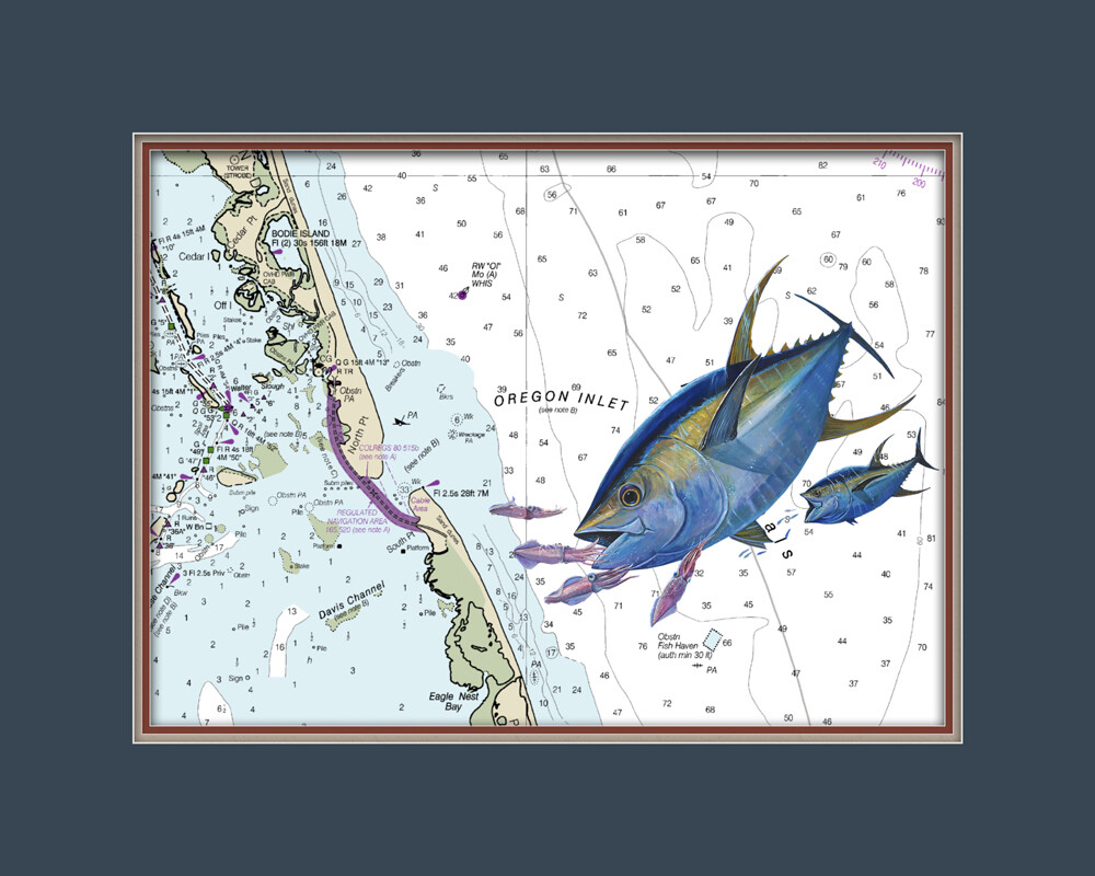 Oregon Inlet Navigation Chart