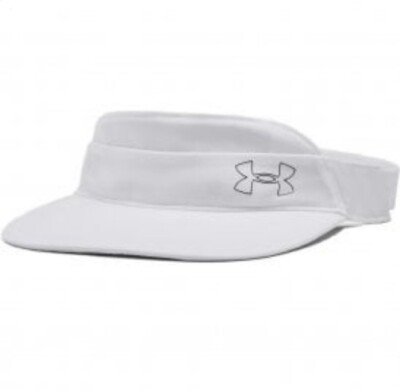 Under Armour Women's Iso-Chill Launch Run Visor Cap White Running Gym ...