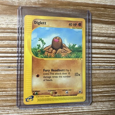Pokemon Card Diglett 106/165 Expedition Base Set Vintage NM-Mint | eBay
