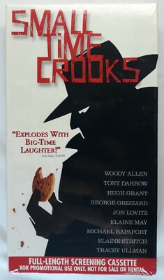 VHS Small Time Crooks SEALED NEW Woody Allen Screener | eBay