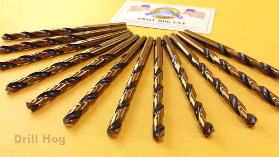 Drill Hog® 1/8" Drill Bit HI-Molybdenum M7 1/8 Bit HSS Lifetime ...