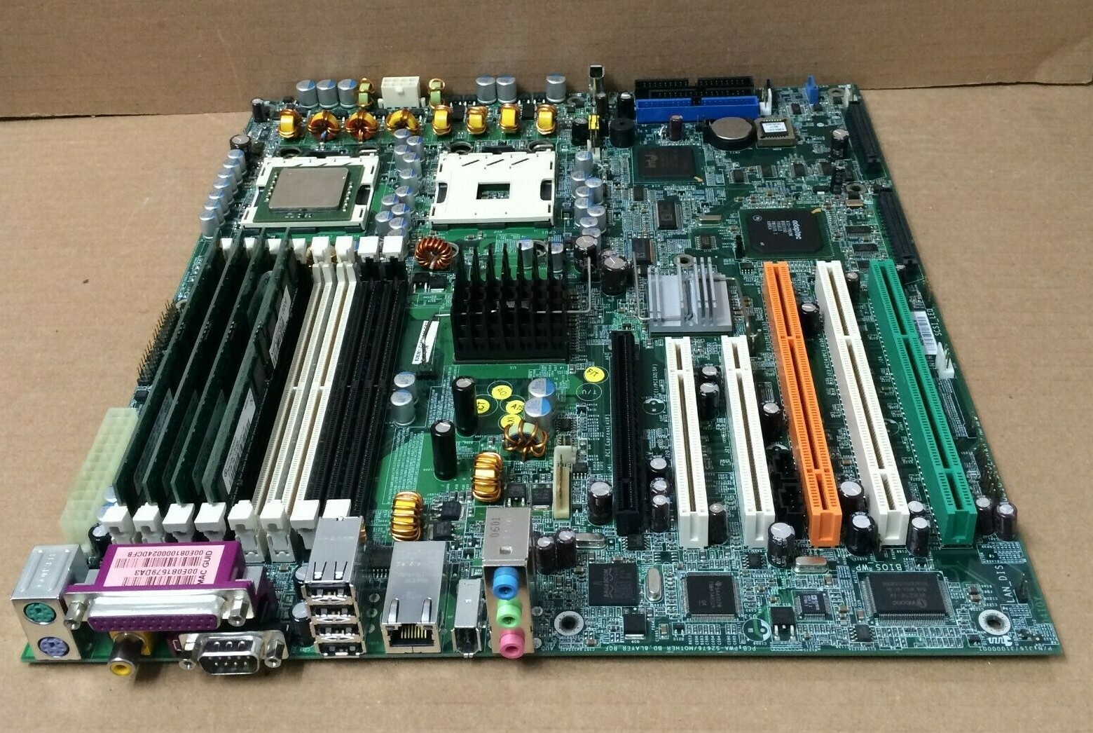 TYAN S2676 Motherboard SOCKET 604 W/ Xeon (1) CPU + 2GB PC2-3200R RAM ...