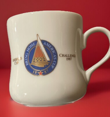 Vintage Taster's Choice “AMERICA’S CUP CHALLENGE 1987" Coffee Cup ...