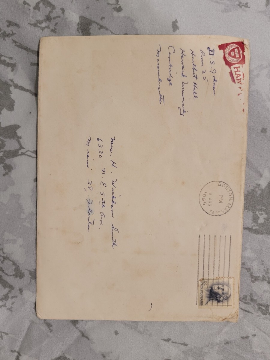 Harvard Acceptance Letter Envelope