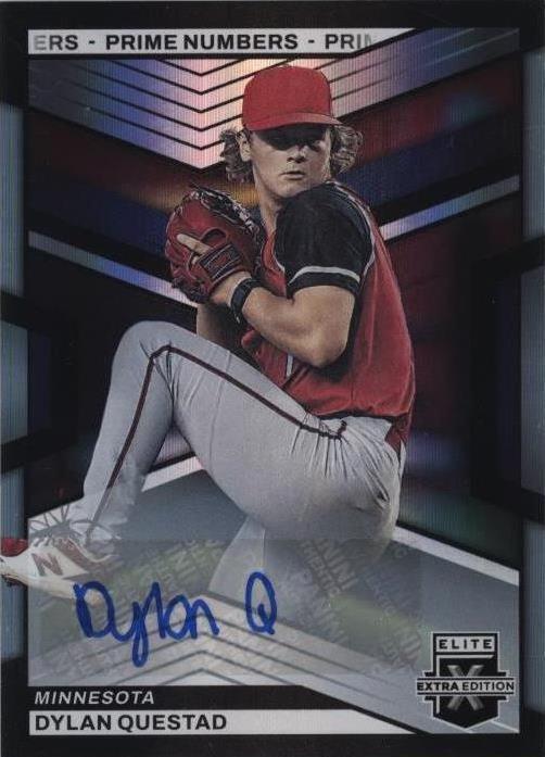 2023 Panini Elite Extra Edition - Dylan Questad #112 Prime Numbers a ...