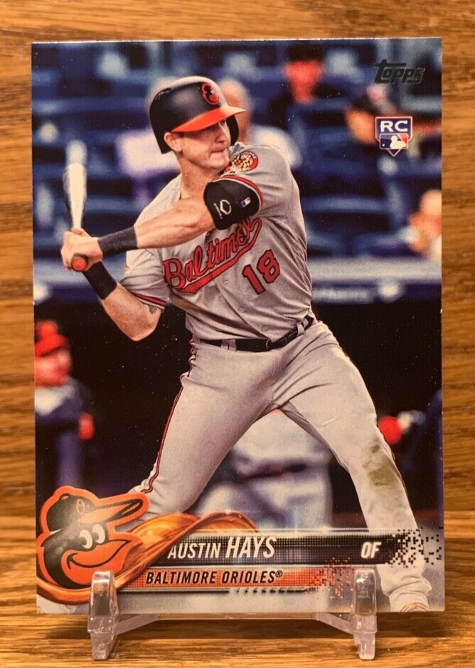 AUSTIN HAYS Rookie Card | 2018 Topps Series 1 BALTIMORE ORIOLES #62 | eBay