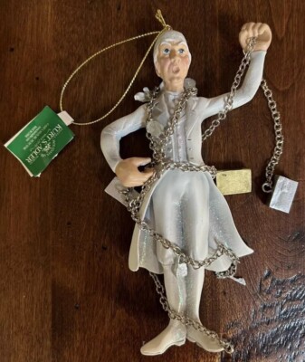 7" KURT ADLER - JACOB MARLEY GHOST WITH CHAINS - CHRISTMAS CAROL ...