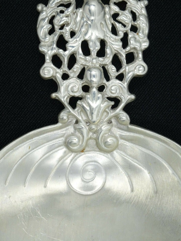 ANTIQUE GORHAM STERLING SILVER MERMAID with SHELL ON TOP BON BON SPOON ...
