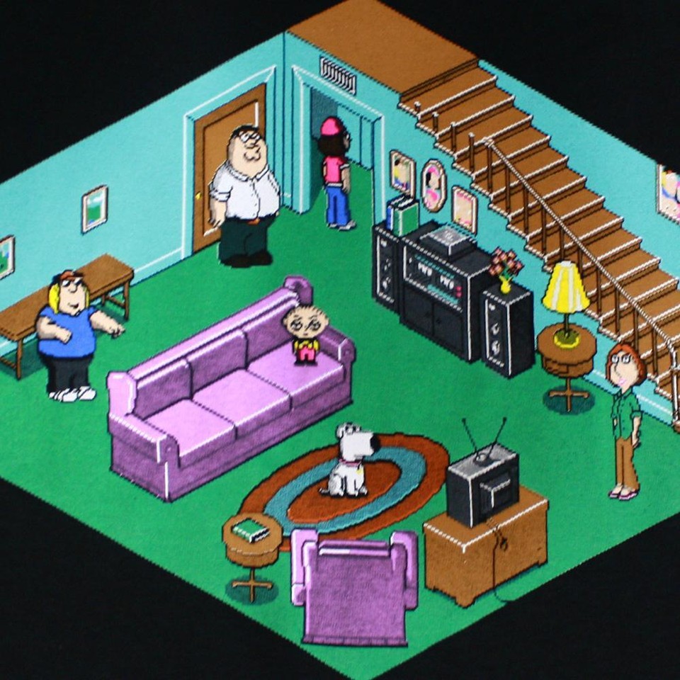 Family Guy Griffin Game Home T-Shirt | eBay