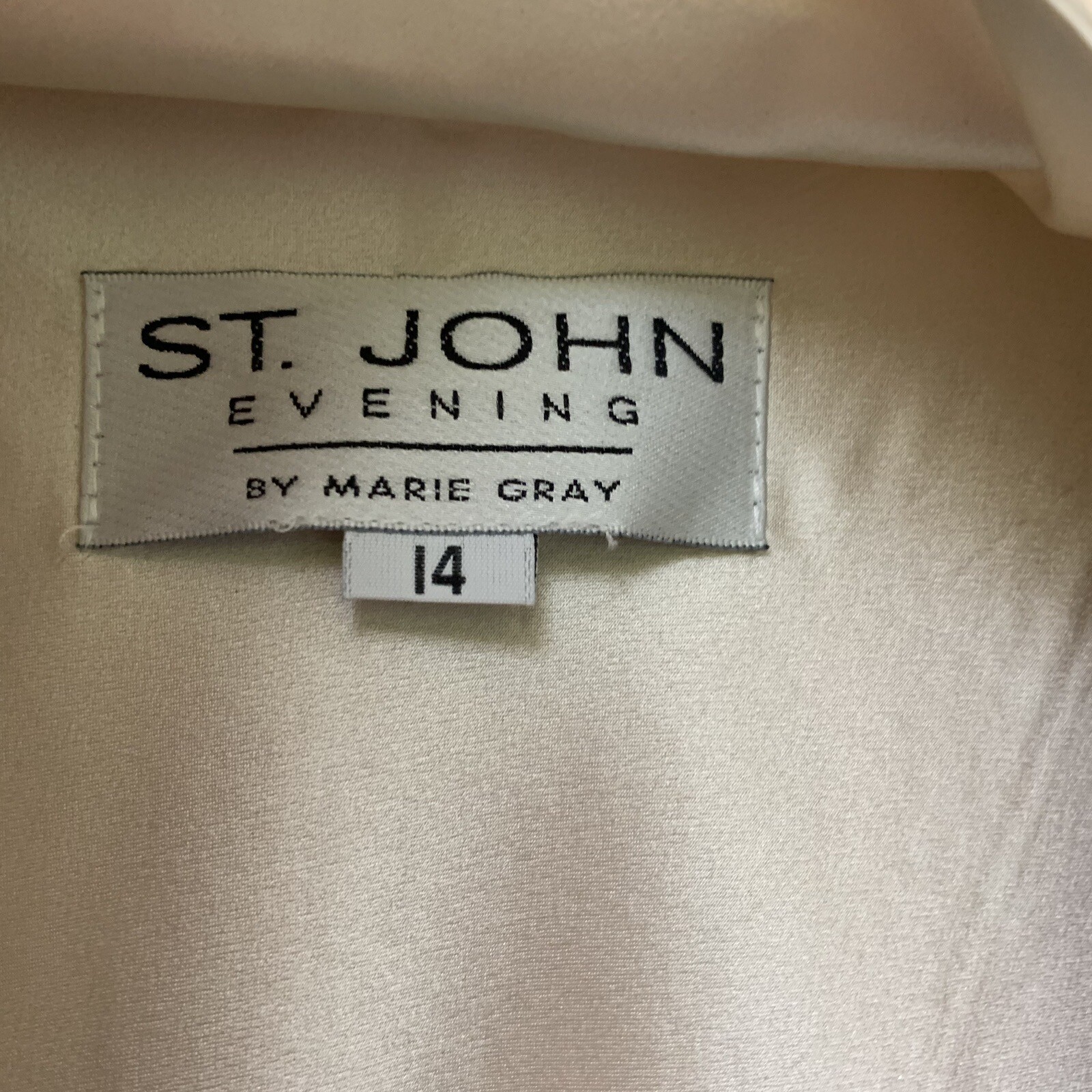 St. John Evening By Marie Gray 14 Single Button Sport Coat Blazer ...