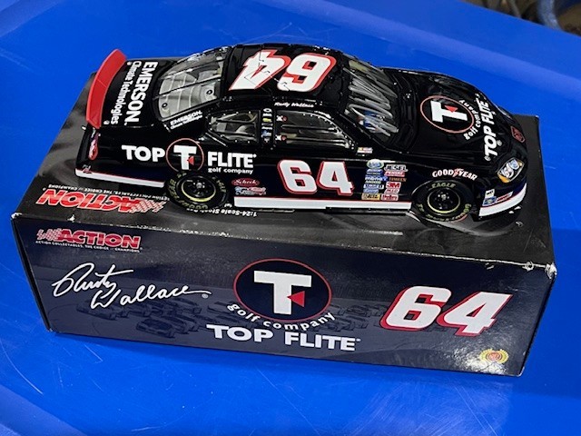 RUSTY WALLACE #64 2005 TOP FLITE AUTOGRAPHIED 1:24 DIE CAST NASCAR | eBay