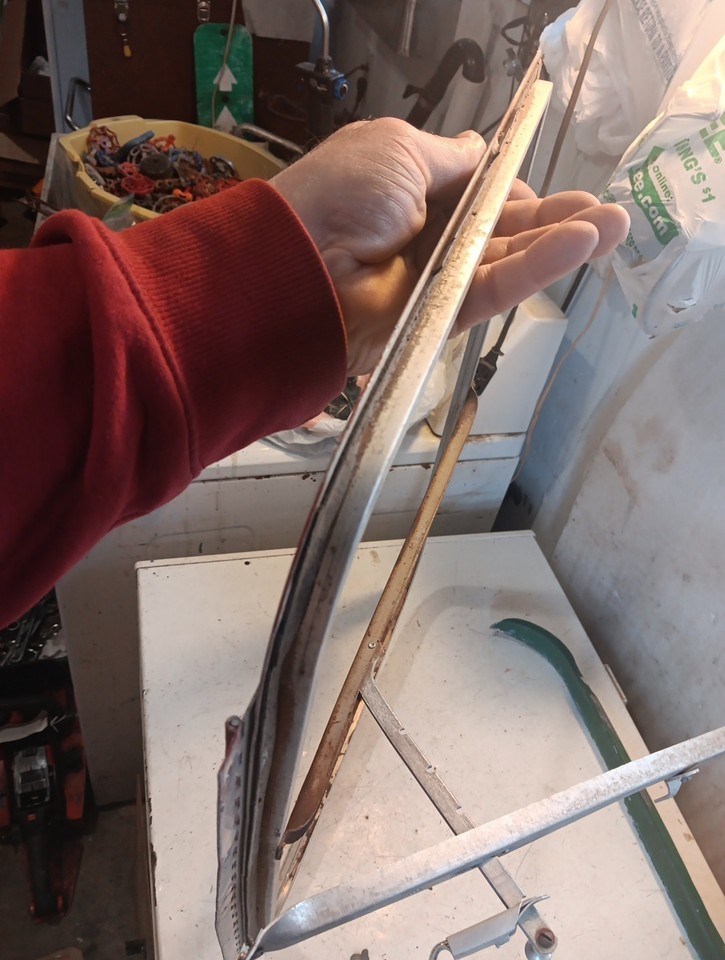 Vintage Hehr? Camper Trailer RV Aluminum Push Out Window Frame And ...