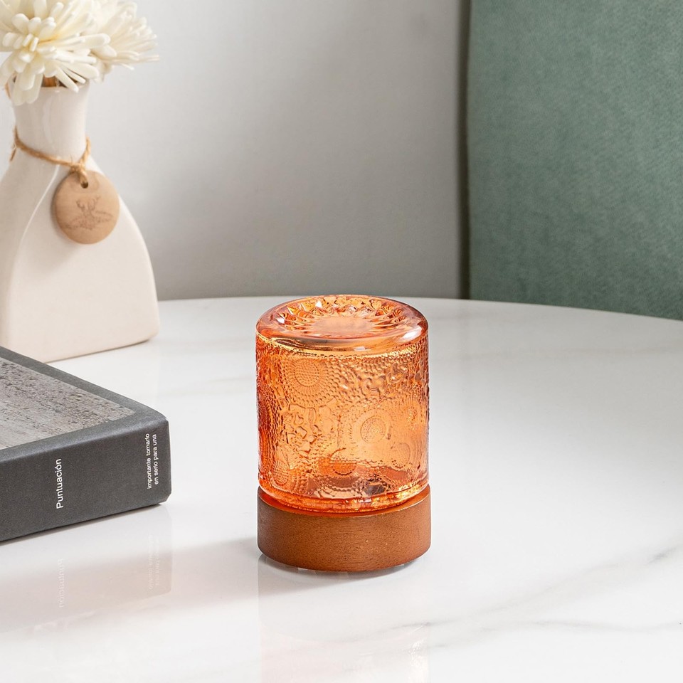 Mini Lamps with Timer，Small Battery Operated Night Lights for Adults ...