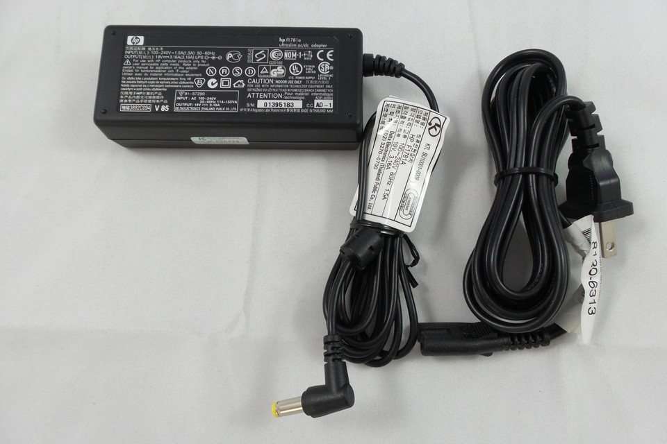 HP 100-240 VAC Power Adapter for Omnibook - Output 19 VDC 3.30A (F1781A ...