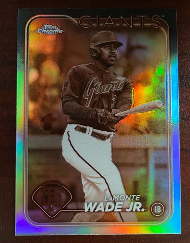 2024 Topps Chrome #222 LaMonte Wade Jr San Francisco Giants Sepia ...