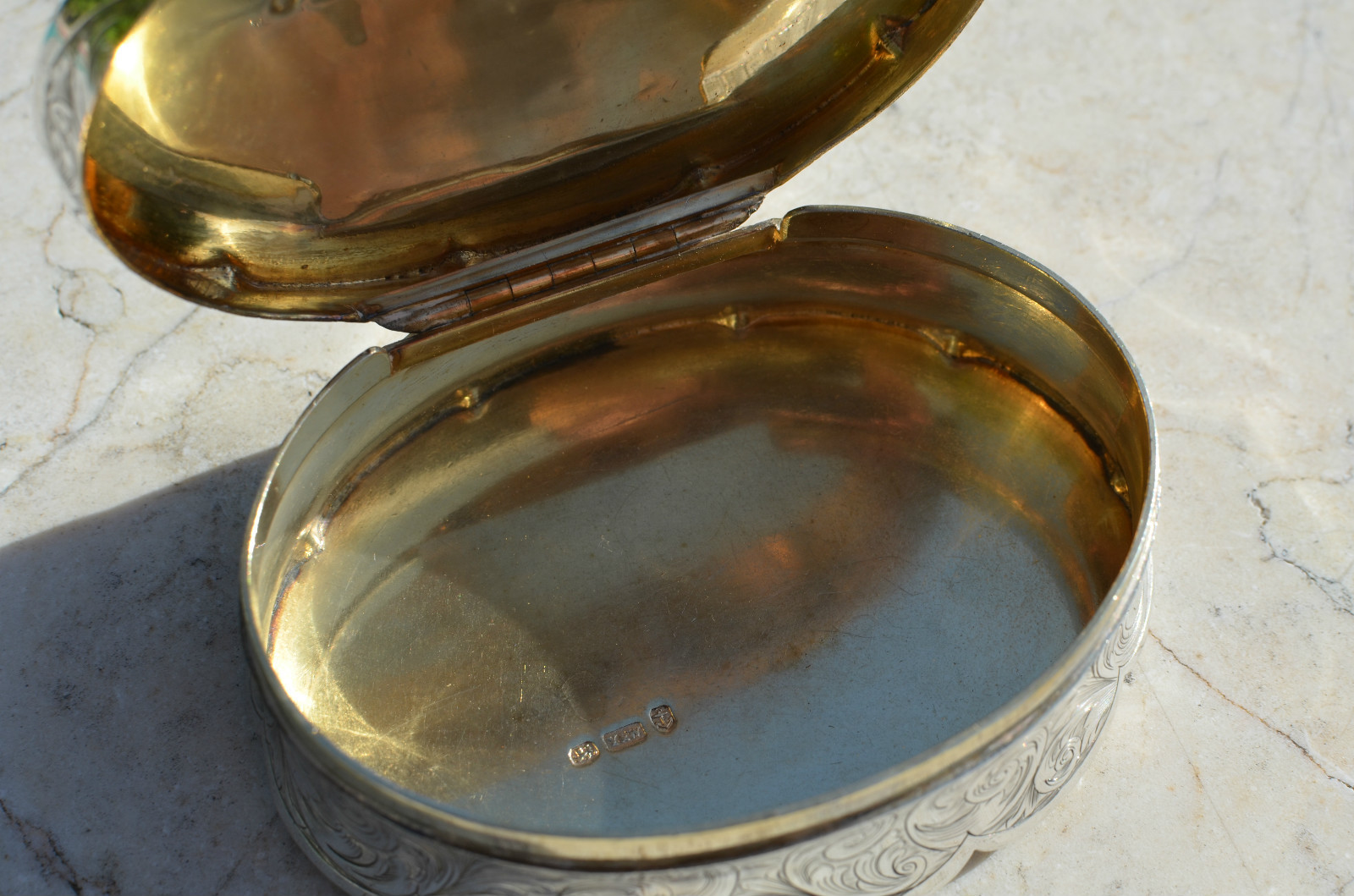 MASSIVE STERLING SILVER SNUFF BOX, RARE SOLID SILVER BOX, MUST SEE ...