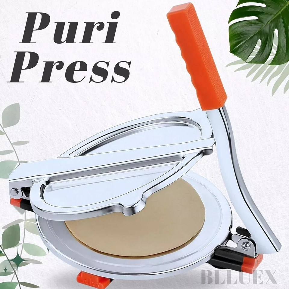 Stainless Steel Puri Press Maker Tacos Roti Puri Press Maker Chapati ...
