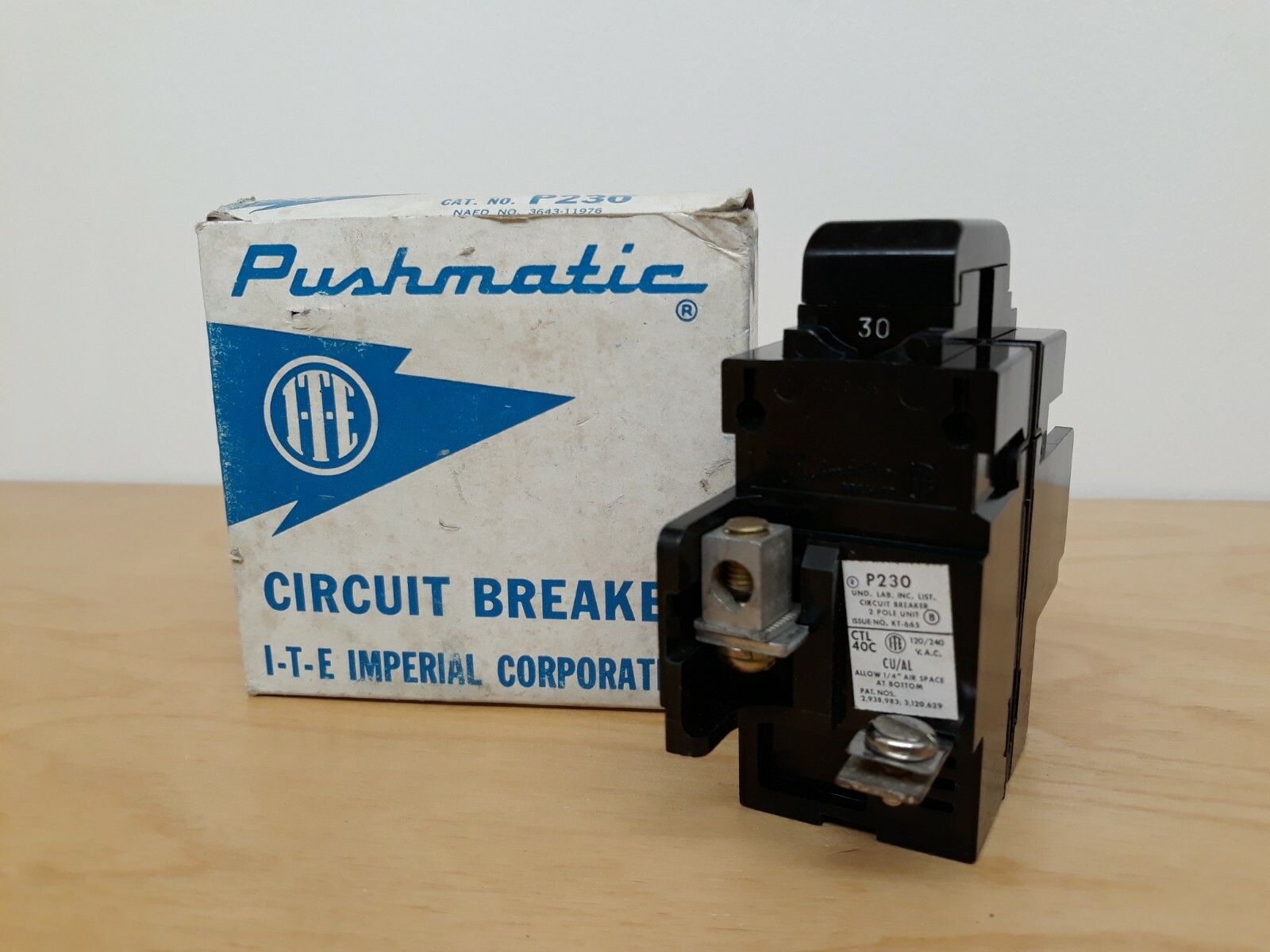NEW! PUSHMATIC ITE BREAKERS 15 20 30 40 50 60 100 Amp 1 & 2 POLE *ALL ...