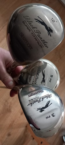 Slazenger Black Panther Driver - 3 - 5 Woods Set - Ladies Flex Graphite ...