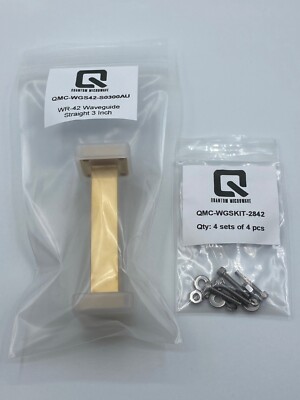 WR-42 Waveguide Straight 3 Inches Gold Plated | eBay