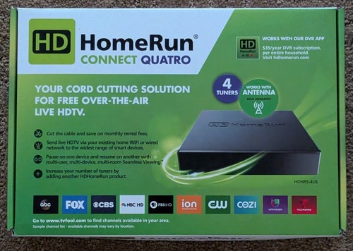 HD Home Run Connect Quatro OTA TV - 4 TUNERS - Model HDHR5-4US | eBay