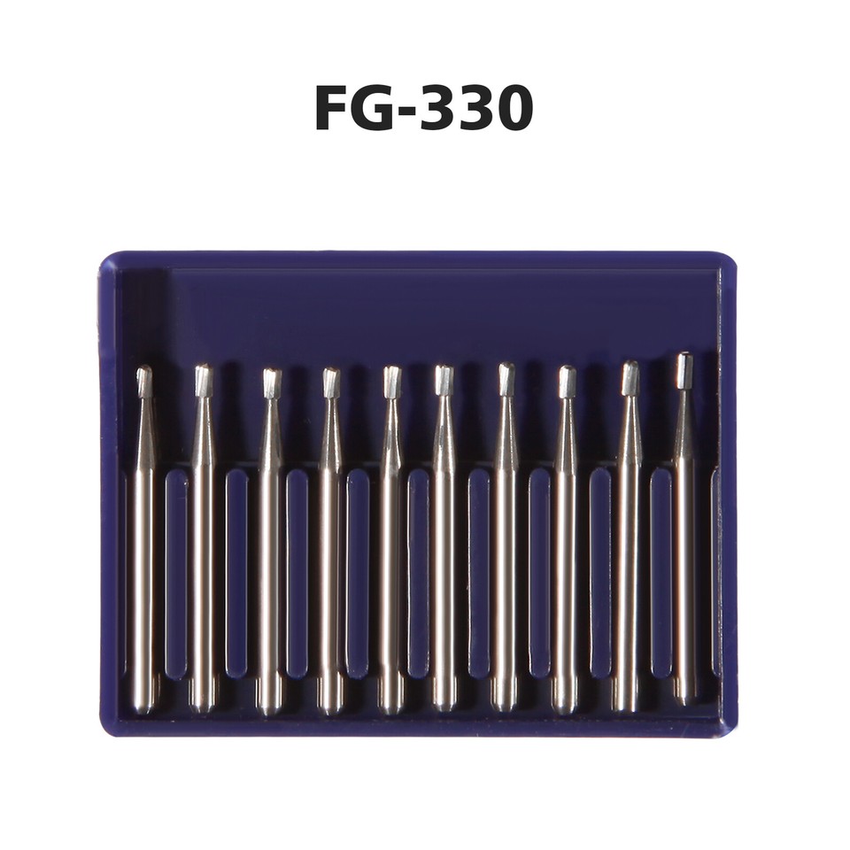 10pcs Dental Tungsten Carbide Bur Round FG Bur for High Speed Handpiece ...