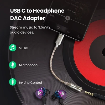 ALC5686 USB C DAC Headphone Adapter | Grelly USA