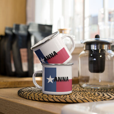 Anna Texas Flag Enamel Mug | eBay