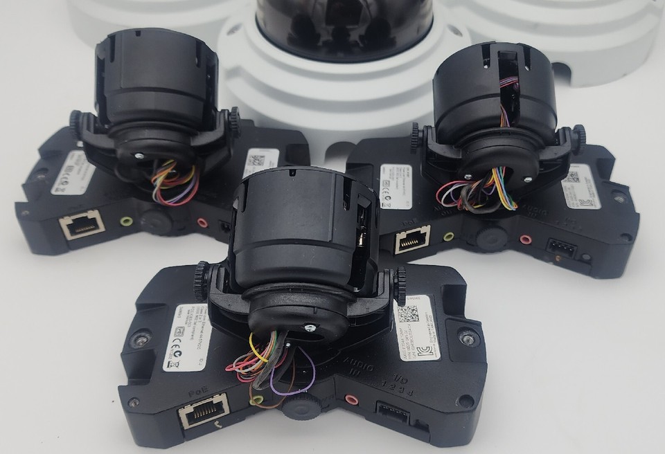 *LOT OF 3* AXIS P3344-V 12MM Fixed Dome Network IP Camera *Tested ...