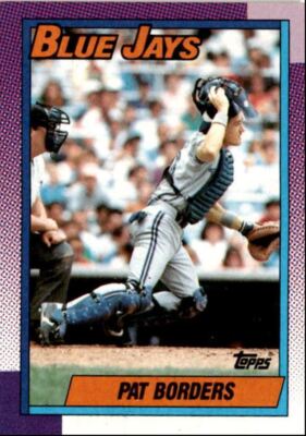 1990 Topps Baseball Cards Pat Borders Toronto Blue Jays #191 | eBay