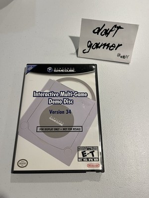 Nintendo Gamecube Interactive Multi-Game Demo Disc Version 34 RARE ...