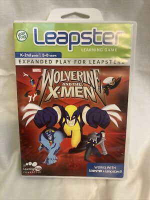 LEAPFROG LEAPSTER 2 MARVEL WOLVERINE AND THE X-MEN LEARNING GAME | eBay