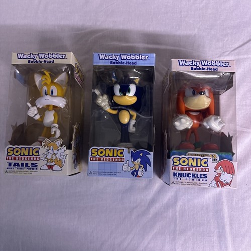 Funko Wacky Wobbler BobbleHeads Sonic the Hedgehog Tails, & Knuckles ...