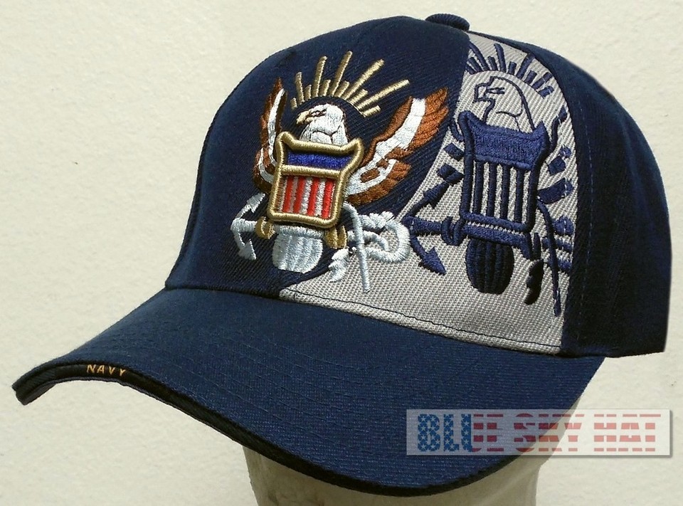 NEW DELUXE EMBROIDERED U.S. NAVY NAVAL USN INSIGNIA LOGO EMBLEM ...