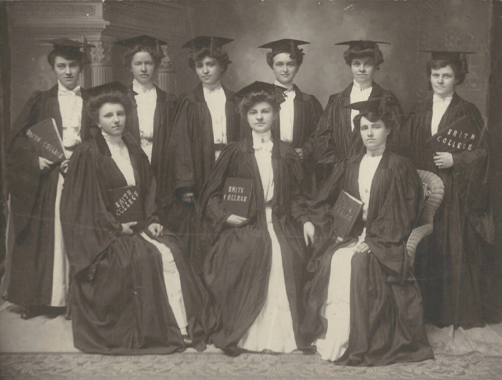 Smith College Northampton Women School Graduates 1900s Original Mounted ...