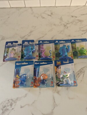 Disney Pixar Micro Collection Lot of 8 NIB Cake Toppers | eBay