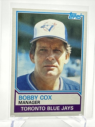 1983 Topps Bobby Cox Baseball Card #606 NM-Mint FREE SHIPPING | eBay