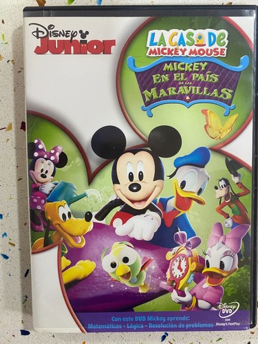 The House Of Mickey Mouse DVD Mickey In The Land Of Wonders Disney Esp ...