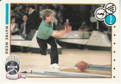 WAYNE WEBB 1990 Kingpins Collect-A-Card # 20 Bowling Card Hall of Fame | eBay