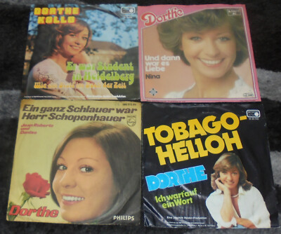 Dorthe : 4 Singles,7",im Bildcover | eBay