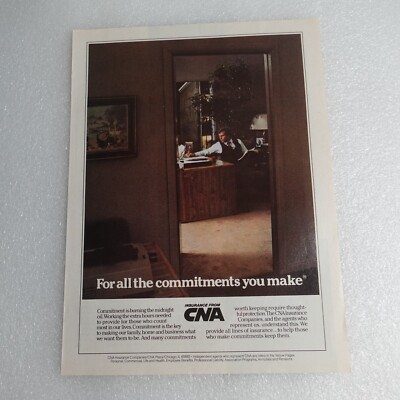 Vintage Print Ad Cna Insurance Sports Illustrated Jun 25, 1984 | eBay