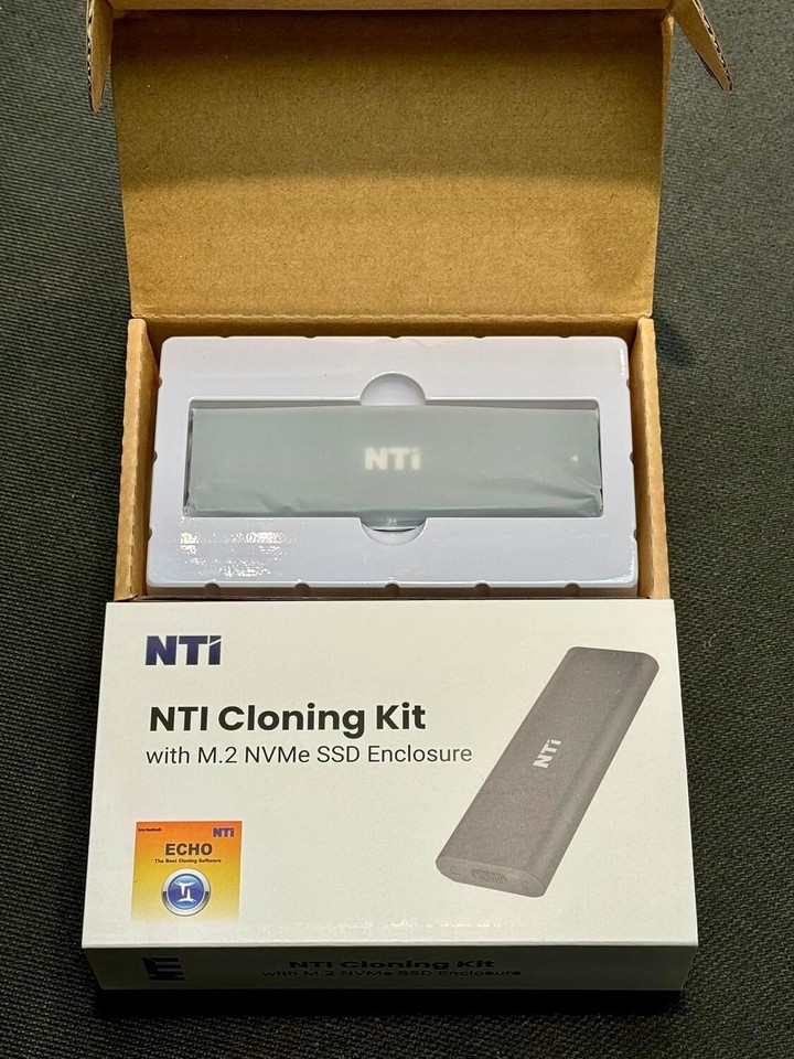 NTI Cloning Kit | M.2 NVMe SSD Enclosure Case Included | Software ...