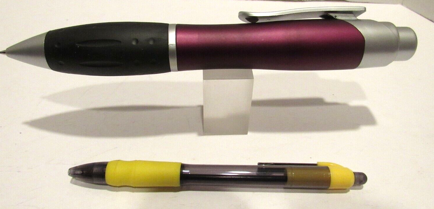 PURPLE SUPER JUMBO BALLPOINT PEN-8 inch LONG-NEVER LOSE | eBay