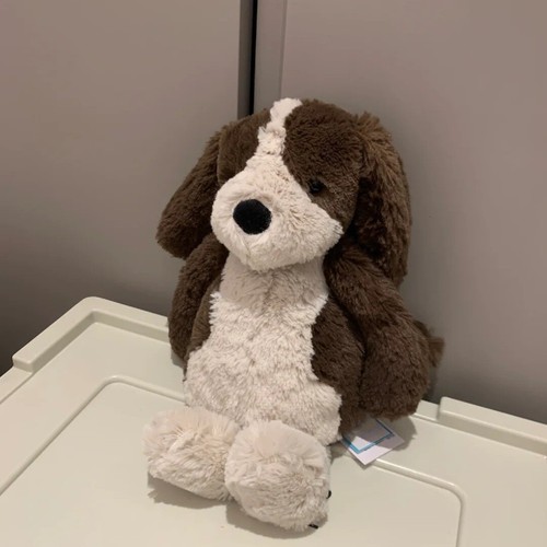 Jellycat BASHFUL FUDGE PUPPY [MEDIUM] Soft Plush Toy FUN Stuffed ...