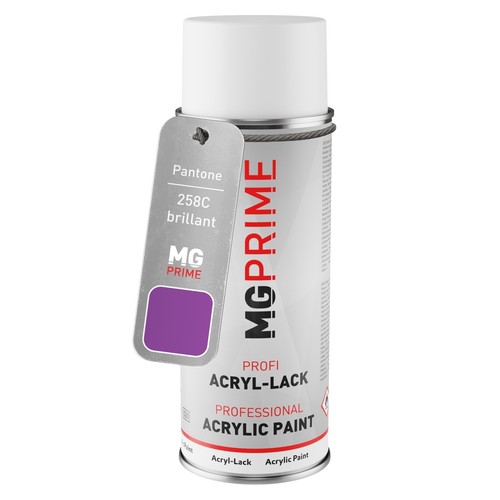 Pantone 258C Purple bombe aérosol 400 ml brillant séchage rapide ...